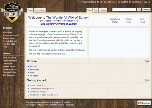 Timeline of Eamon history - Eamon Wiki