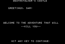 Deathstalker's Castle - Eamon Wiki