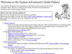 Timeline of Eamon history - Eamon Wiki