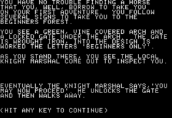 Beginner's Forest - Eamon Wiki