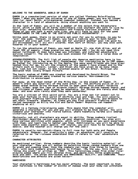 File:Eamon Player's Manual (original).pdf - Eamon Wiki