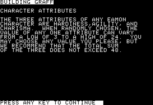 Character Builder - Eamon Wiki