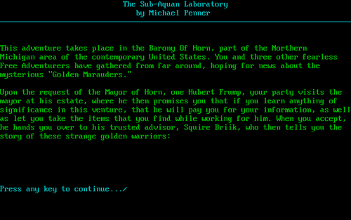 The Sub-Aquan Laboratory - Eamon Wiki