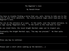 The Beginners Cave - Eamon Wiki
