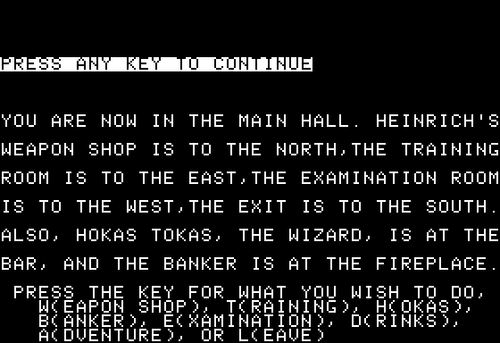 Main Hall - Eamon Wiki